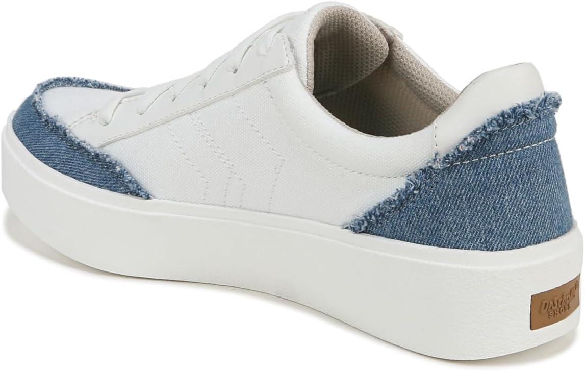 Dr. Scholl’s Work Womens Madison Lace(White/Blue Denim) - Dr. Scholl's