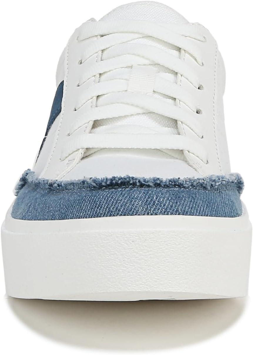 Dr. Scholl’s Work Womens Madison Lace(White/Blue Fabric) - Dr. Scholl's