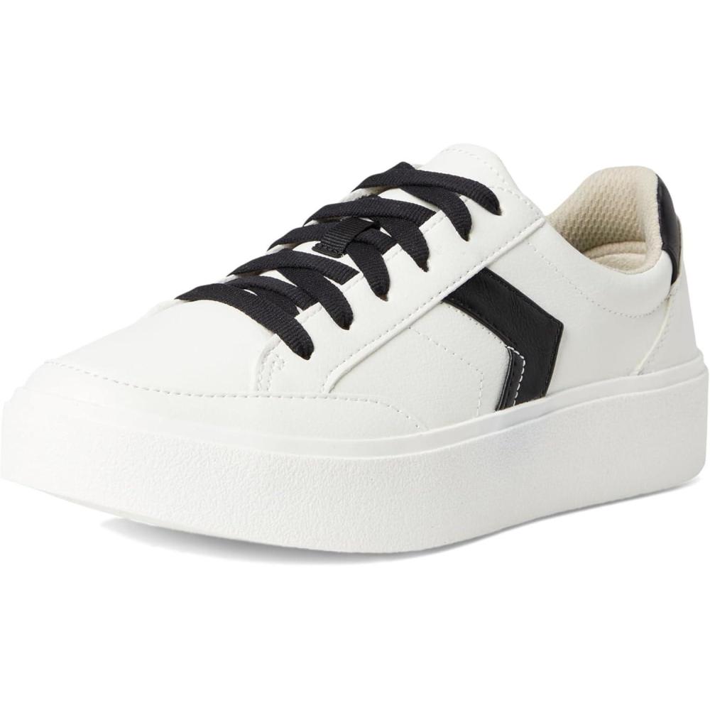 Dr. Scholl’s Work Womens Madison Lace(White/Black Smooth) - Dr. Scholl's